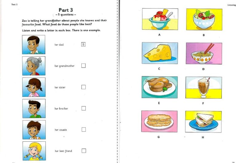 Listening Part 3 (Movers) – Unica School